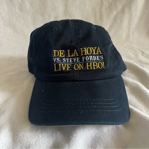 Accessories | Vintage Boxing De La Hoya Vs Forbes Hbo Ppv Hat | Poshmark